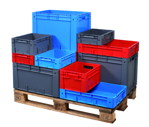 Eurobox Classic | Blau | HxBxT 27x40x60cm | Polypropylen | Eurobehälter ...