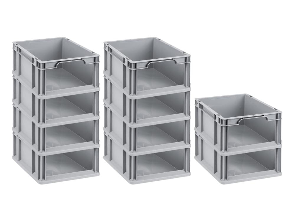 SuperSparSet 10x Eurobox NextGen Store | HxBxT 17x30x40cm | 16 Liter ...